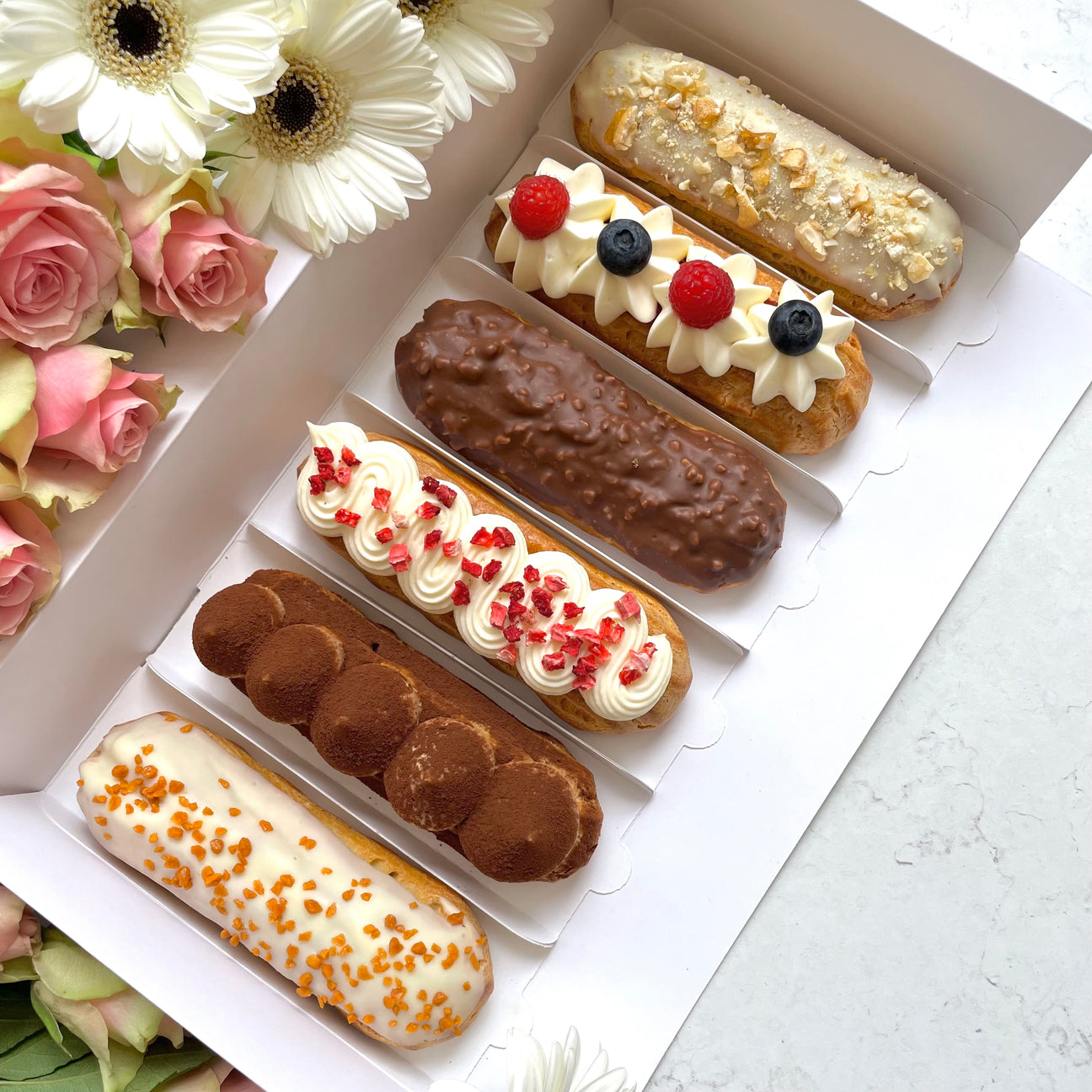 Cakery Copenhagen, Eclairs, Baked Fresh Every Day